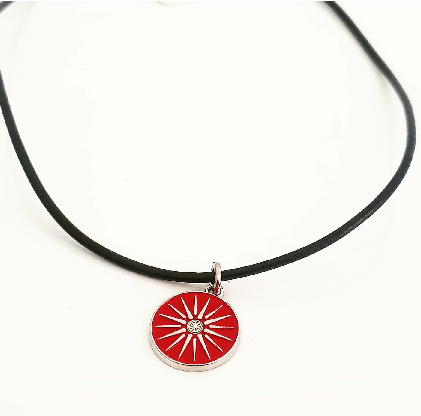 Macedonian Necklace (Red Kutlesh Sun) | Macedonian Gifts