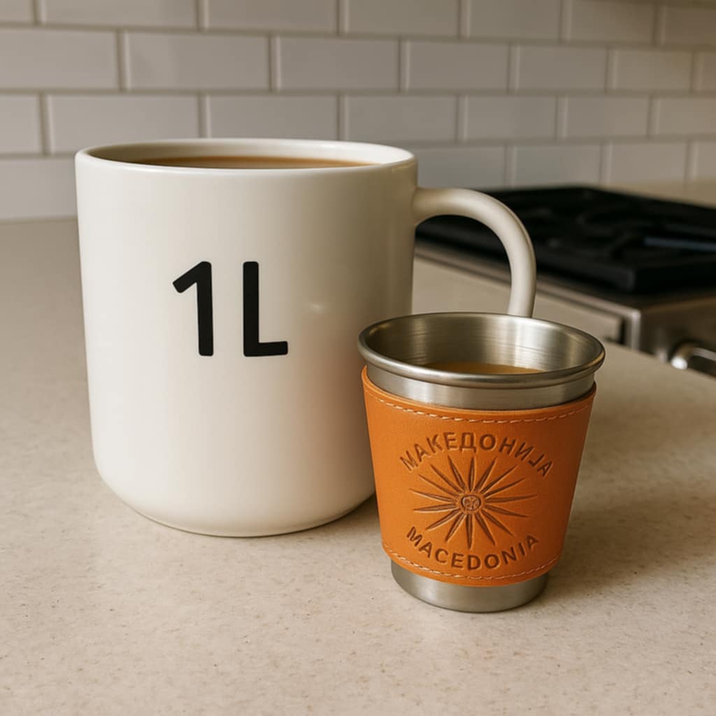 Stainless Steel Espresso Cup | Macedonian Gifts