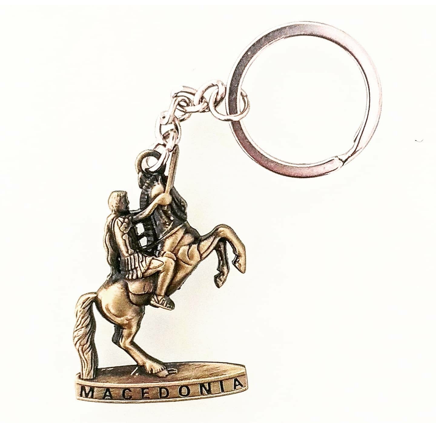 Alexander the Great - Bronze Key Ring | Macedonian Gifts