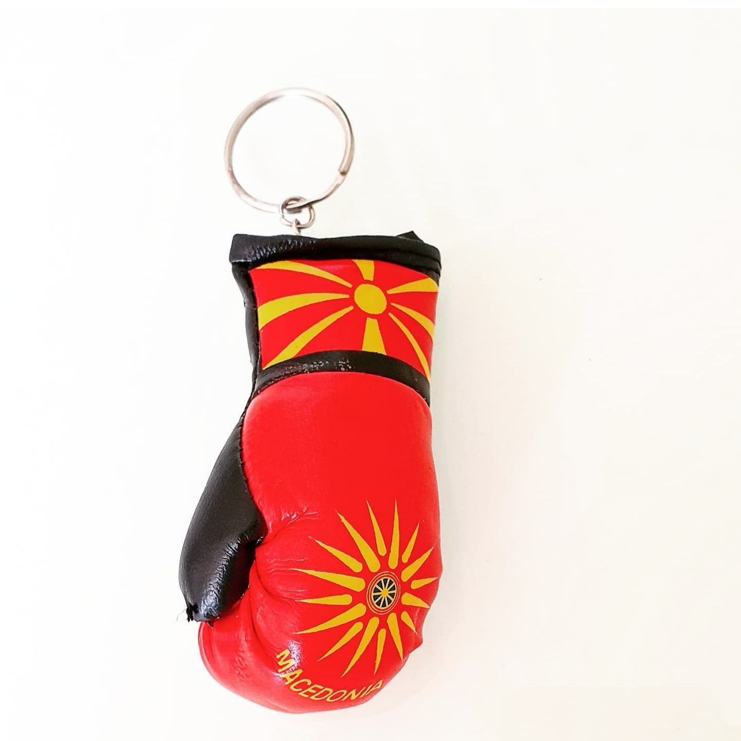 Macedonian Boxing Glove - Keyring | Macedonian Gifts
